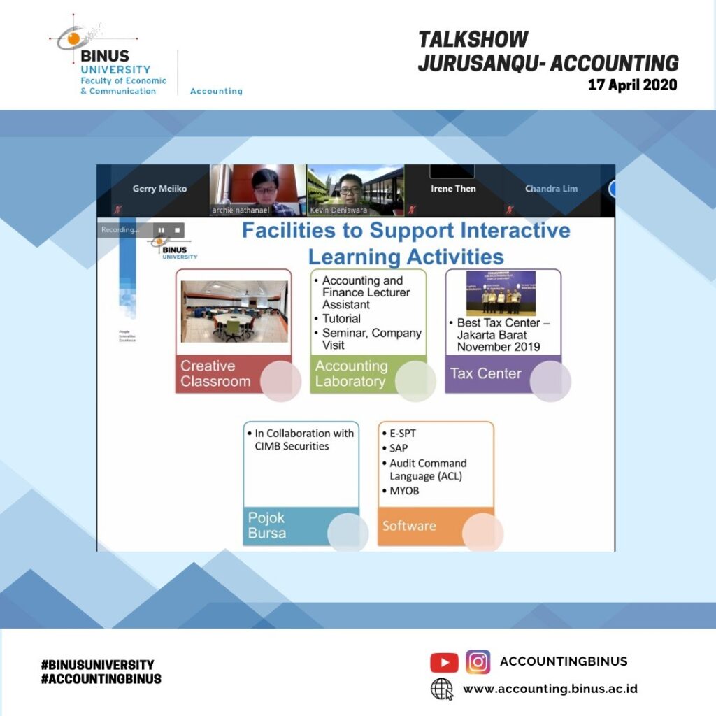 Facilities – Accounting