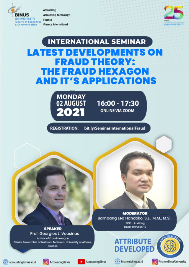 International Seminar – Latest Developments on Fraud Theory: The Fraud ...