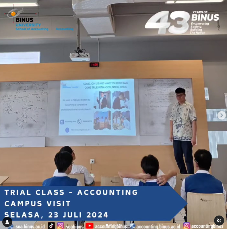 TRIAL CLASS ACCOUNTING – CAMPUS VISIT – Accounting